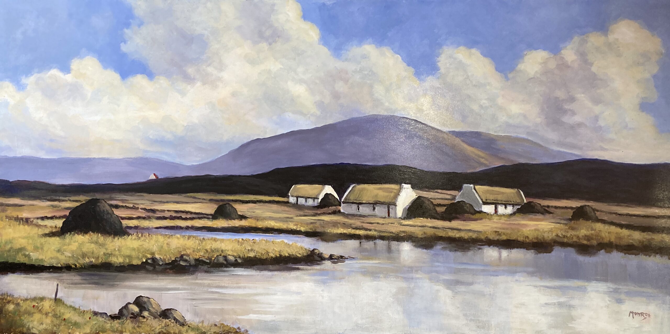 Turf Stacks, West of Ireland - Eakin Gallery