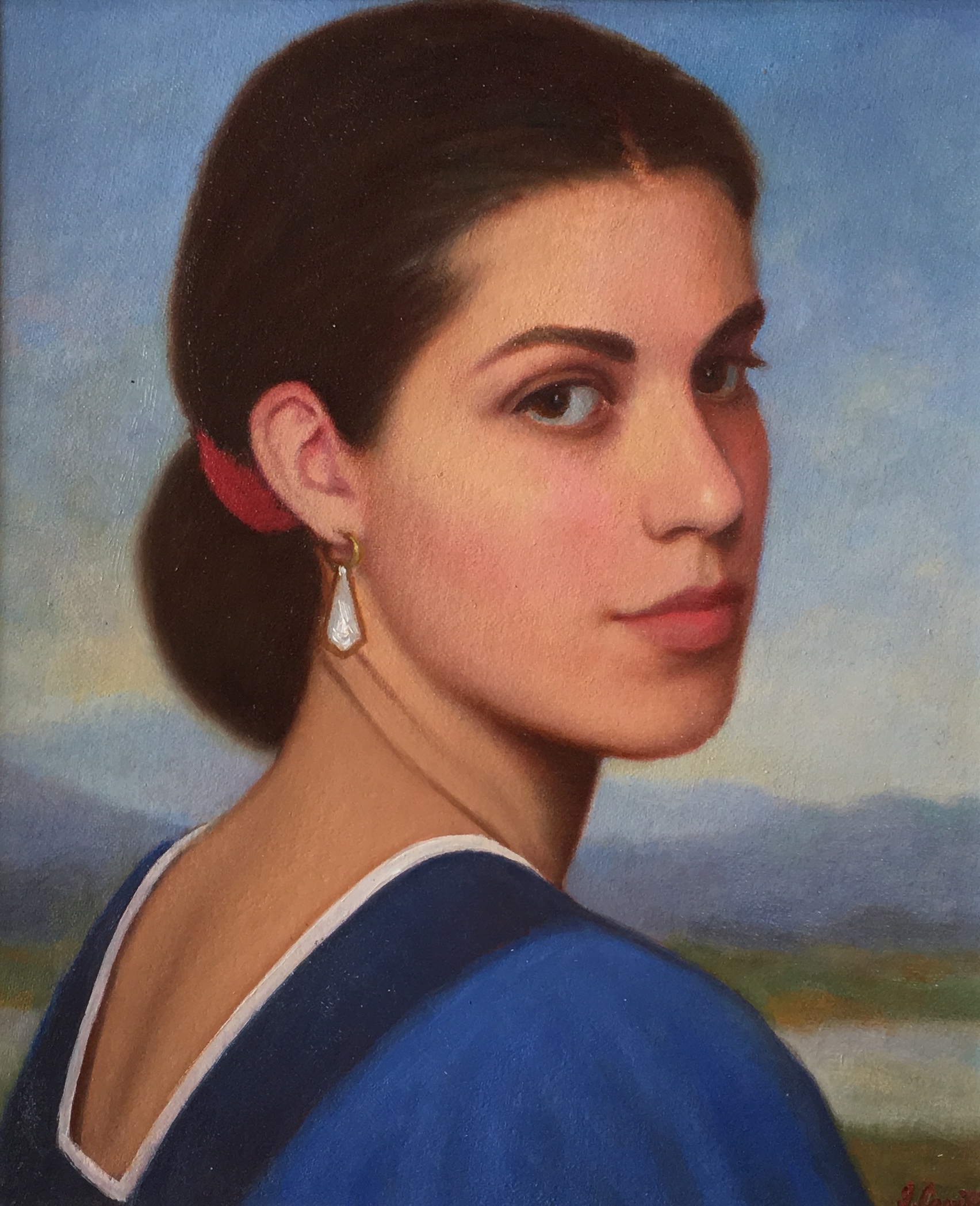 The Blue Dress - Eakin Gallery