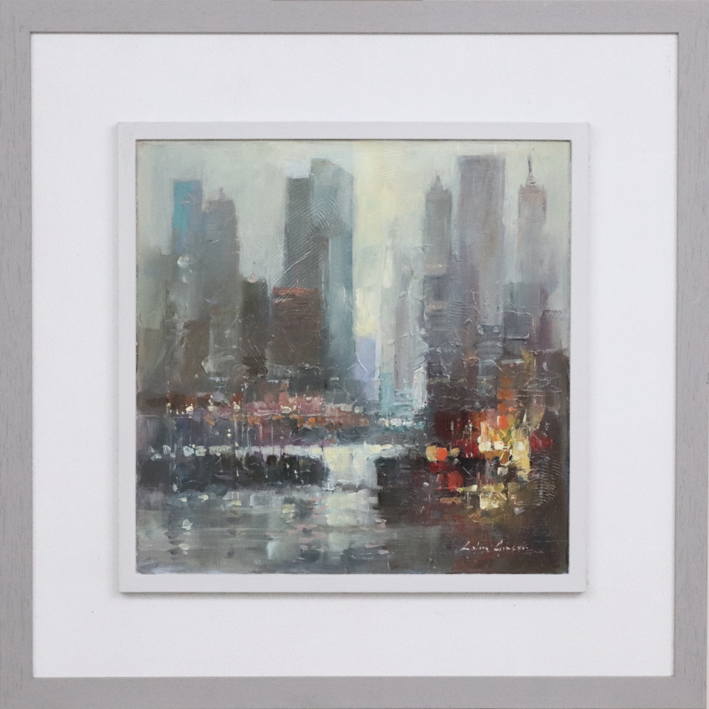 Twilight On The Hudson, New York - Eakin Gallery