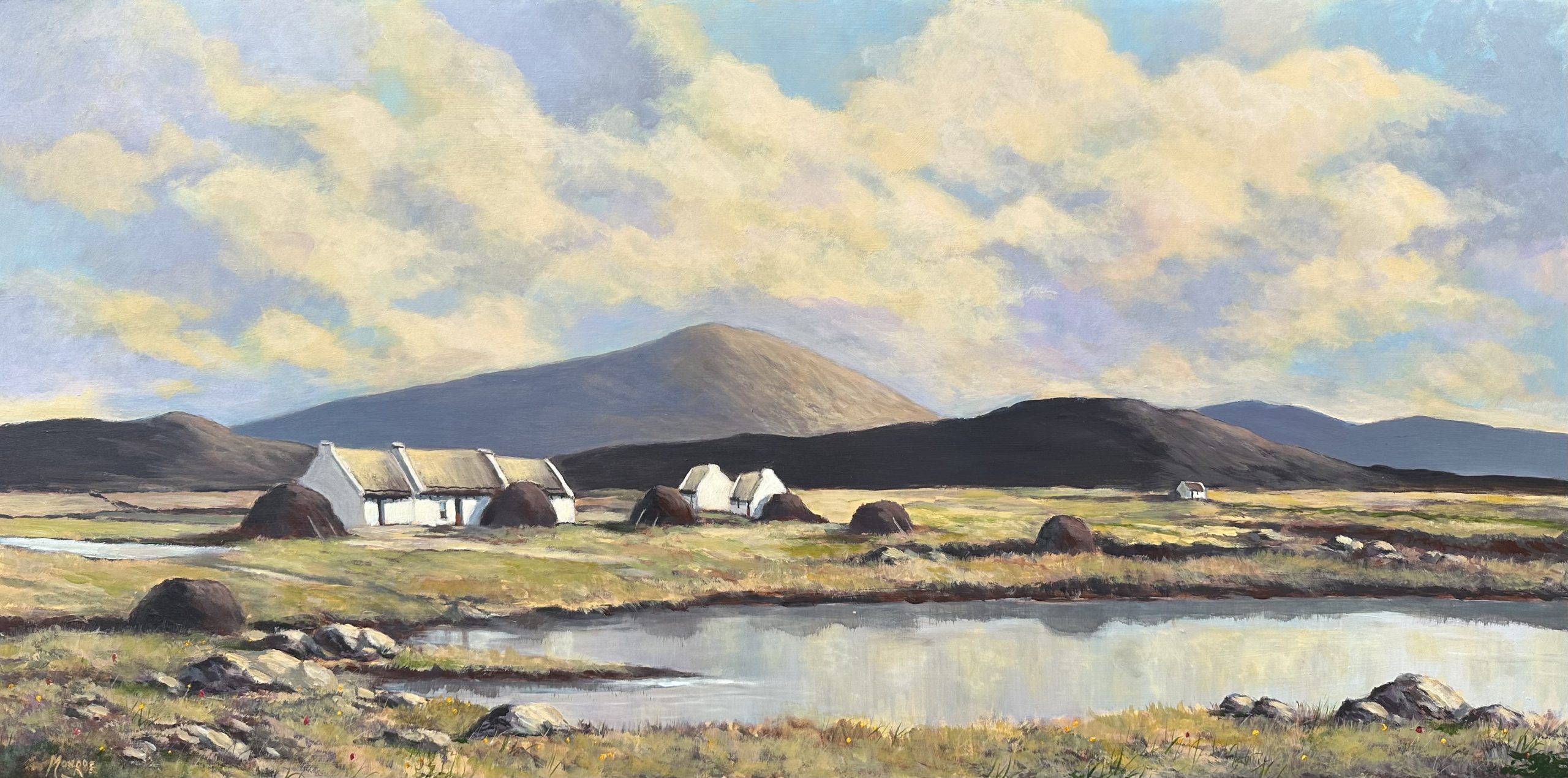 Turf Stacks, West Of Ireland - Eakin Gallery
